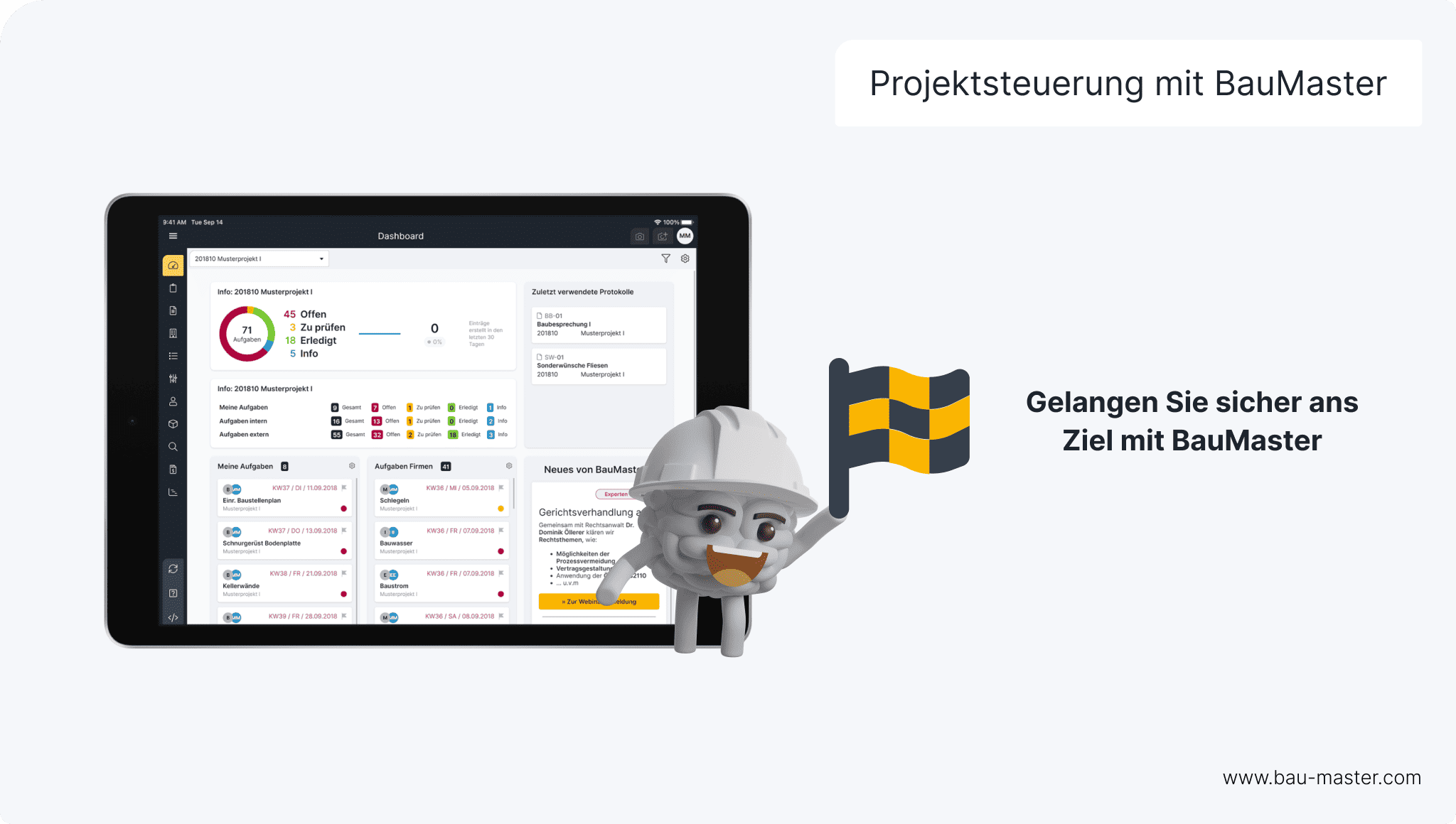 Projektsteuerung Bau: Definition & Aufgaben