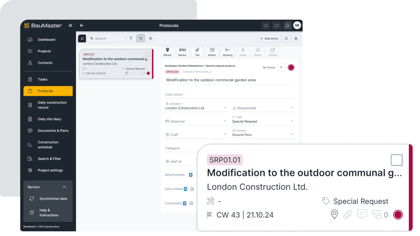 Change Order Management Software for Construction
