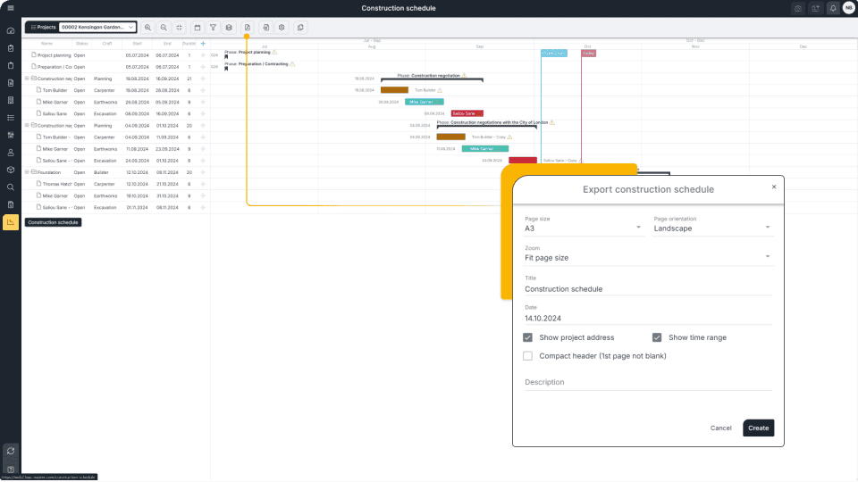 Civil Engineering Project Management Software