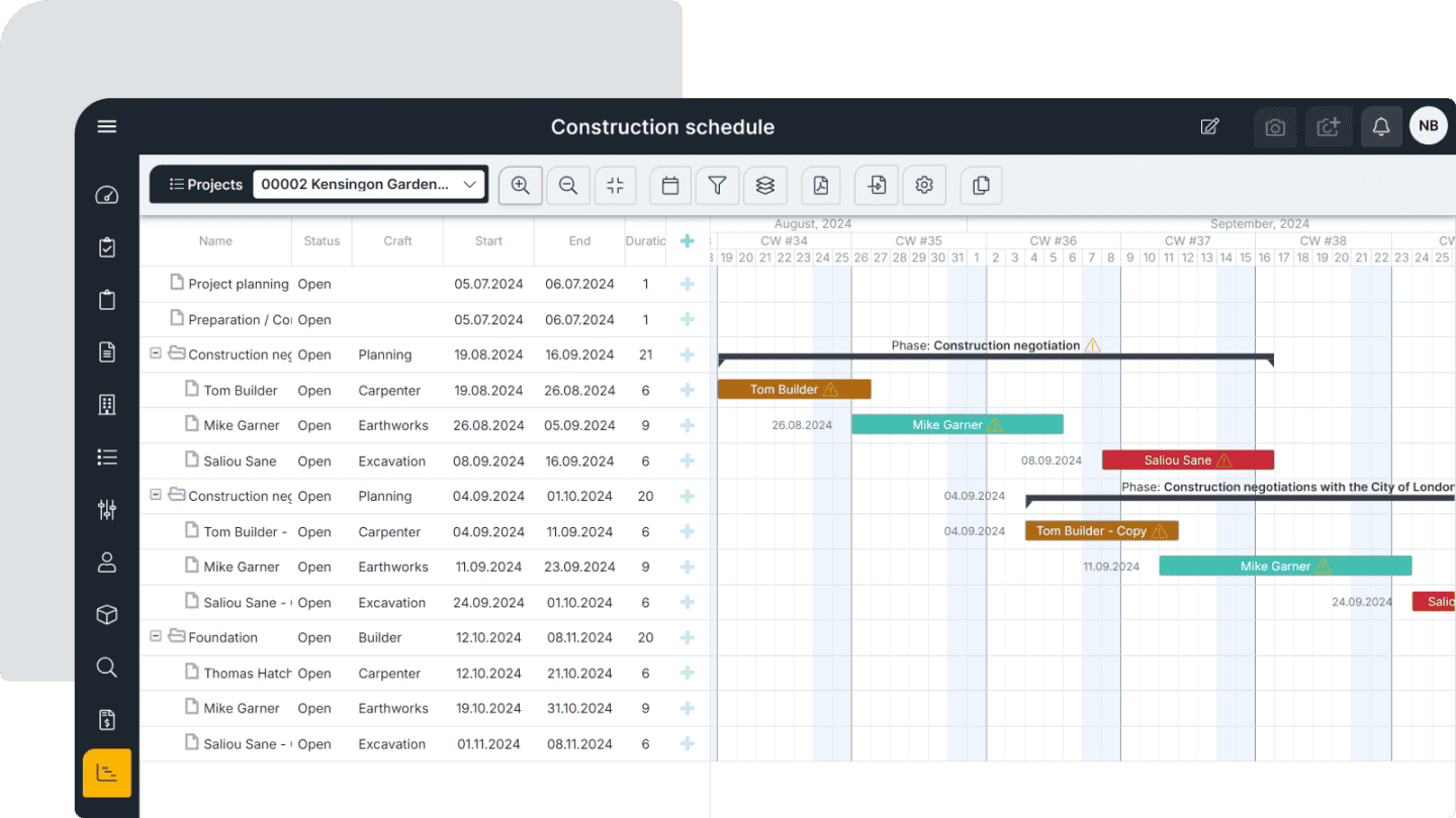 Construction Scheduling Software: Smart & Easy Coordination