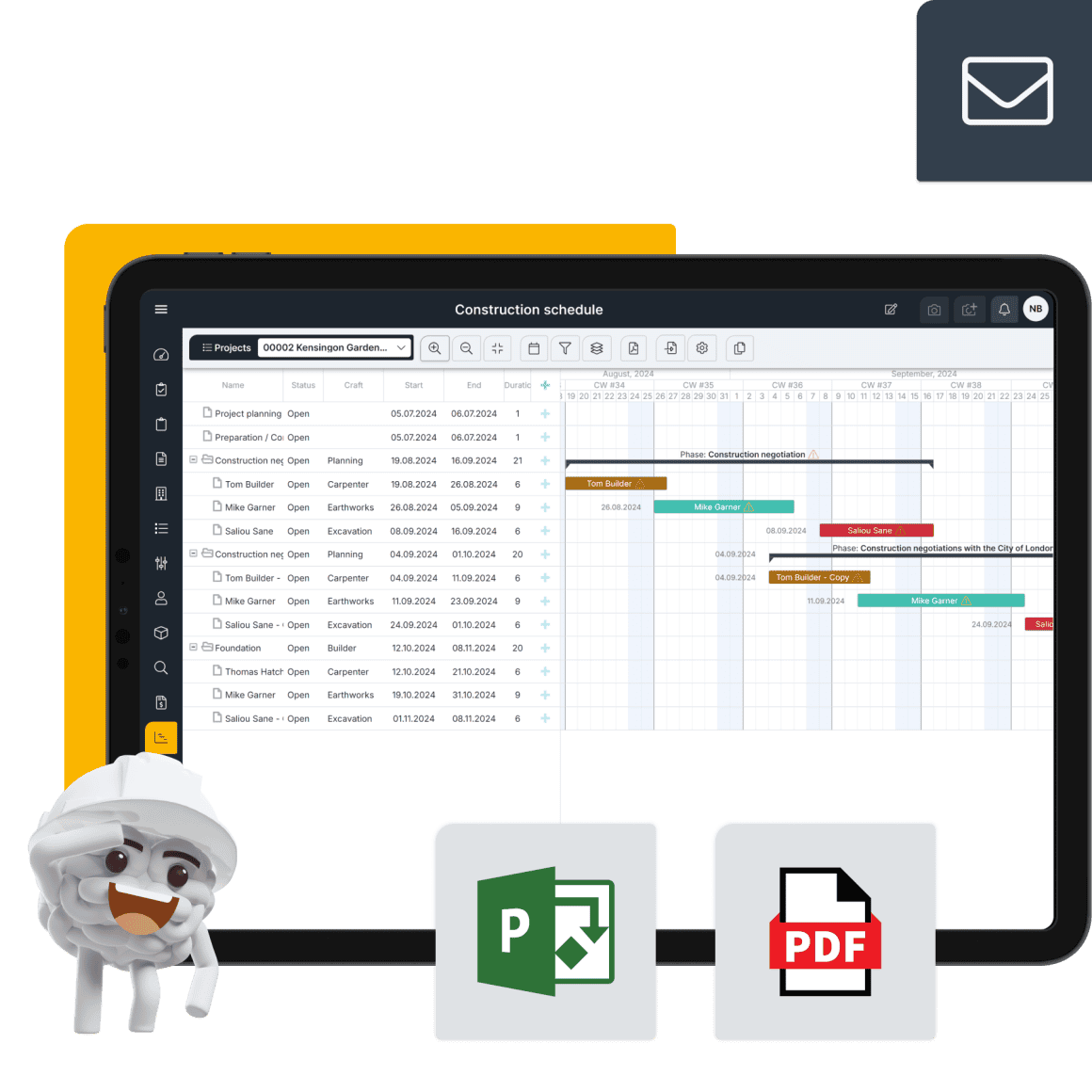Integrated Construction Management Software