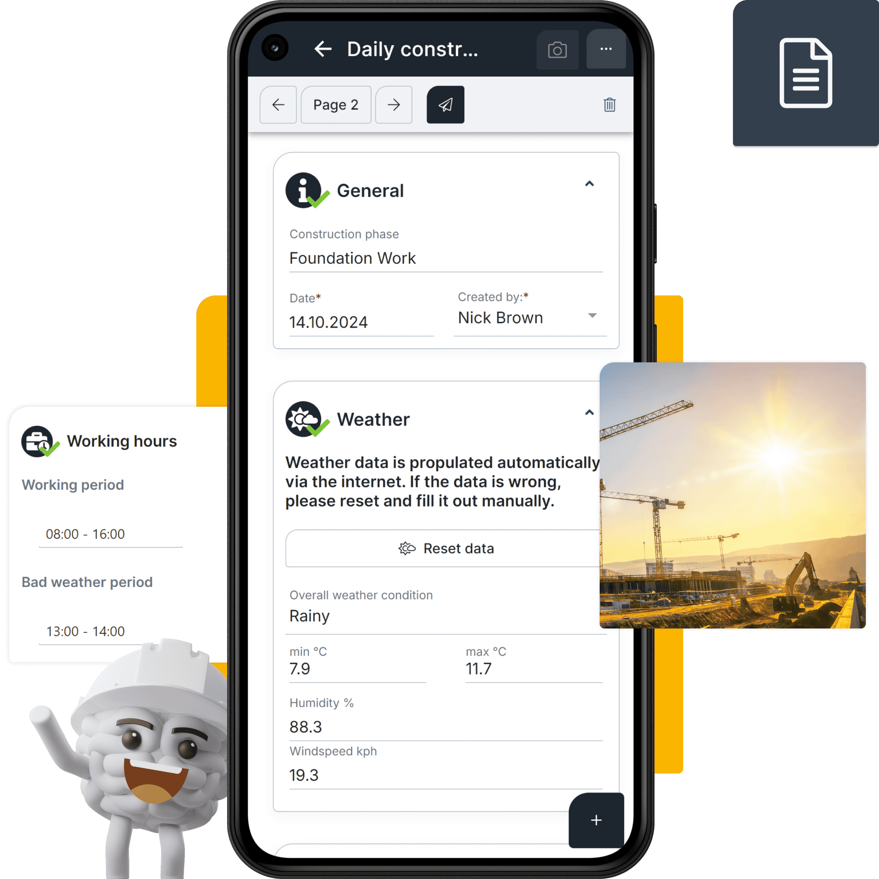 Site Diary for Construction Sites [Software & App]