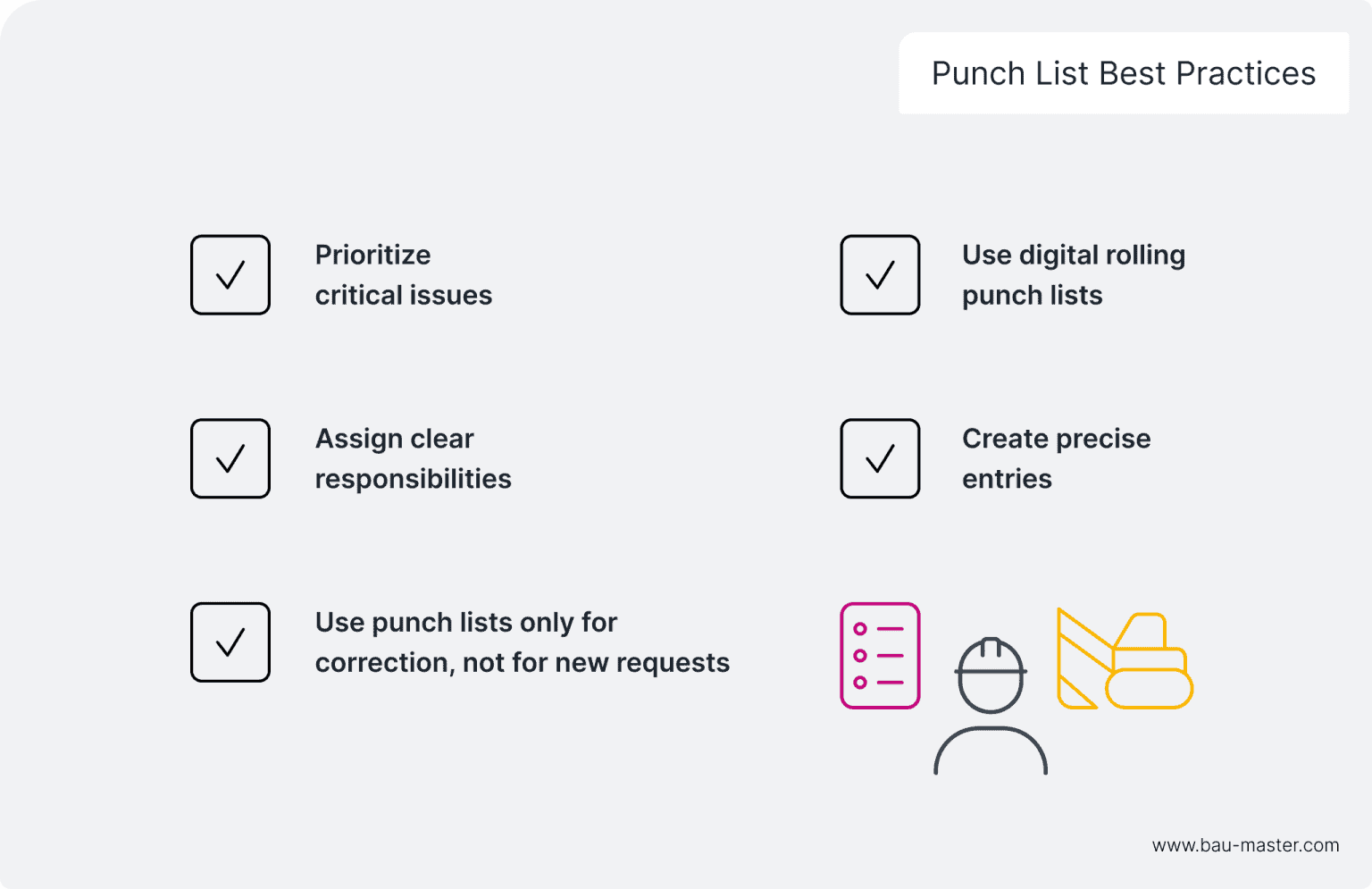 Construction Punch List: A Guide for Project Managers